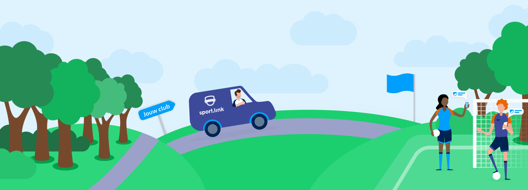 Sportlink gaat het land in - Sportlink